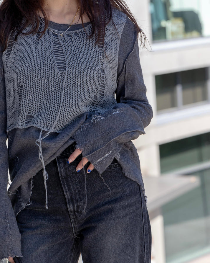 mesh layered top – TENDER.S