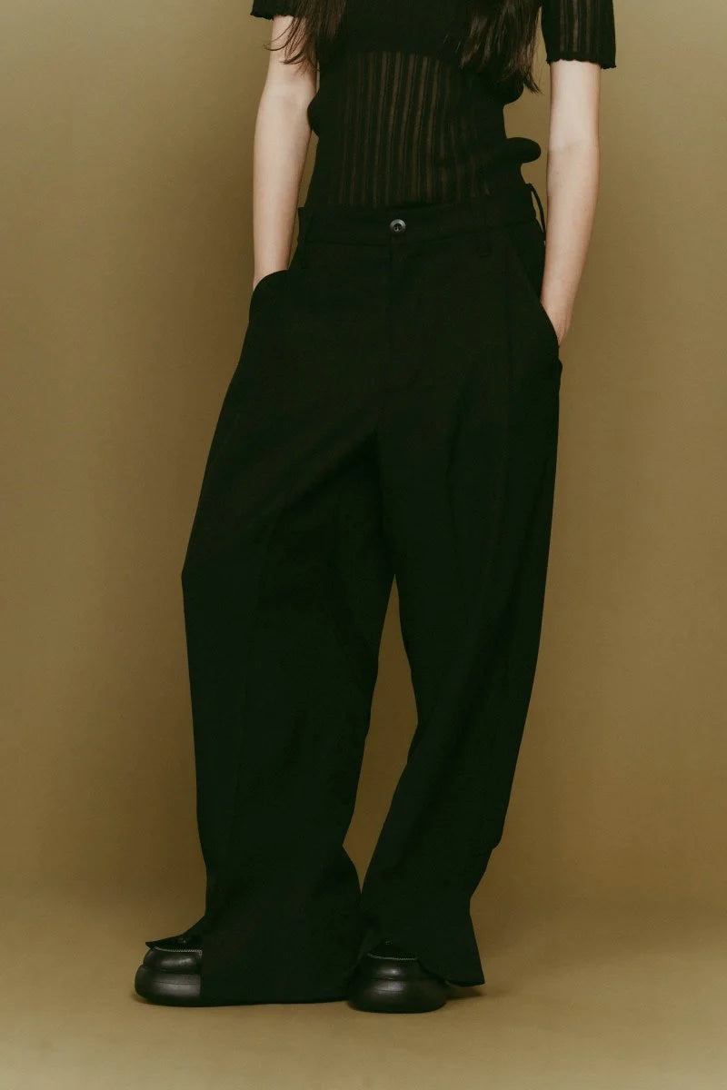 front slit pants(unisex) – TENDER.S